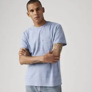 LEVI'S Classic Pocket T-shirt - Dino Stripe Cliff