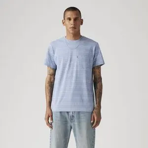 LEVI'S Classic Pocket T-shirt - Dino Stripe Cliff