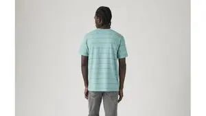 LEVI'S Classic Pocket T-shirt - Diamonde Stripe Bris