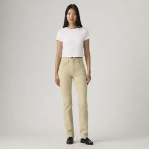 LEVI'S 724 High-rise Straight Jeans - White Pepper