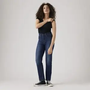 LEVI'S 724 High Rise Straight Jeans - Chelsea Carbon Glow