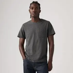 LEVI'S Classic Pocket T-shirt - Dark Heather Grey
