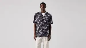 LEVI'S Classic Camp Shirt - Grayscale Patchwork Meteorite