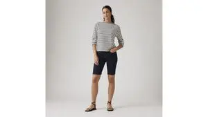 LEVI'S Shaping Bermuda Shorts - Darkest Sky
