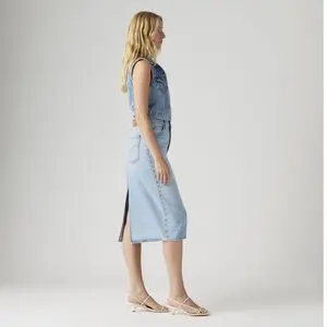 LEVI'S High-rise Back Slit Skirt