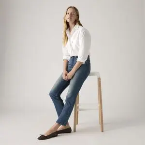 LEVI'S Wedgie Straight Ankle Jeans