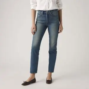 LEVI'S Wedgie Straight Ankle Jeans