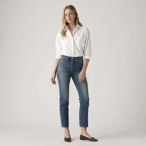 LEVI'S Wedgie Straight Ankle Jeans