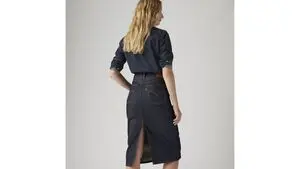 LEVI'S High Rise Slit Skirt