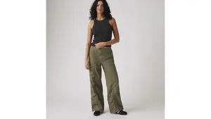 LEVI'S Baggy Parachute Pants - Ivy Green