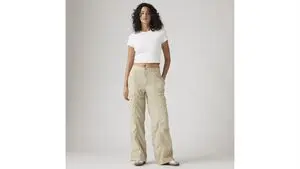 LEVI'S Baggy Parachute Pants - White Pepper