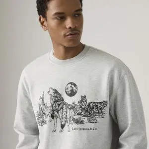 LEVI'S Relaxed Graphic Crewneck Sweatshirt