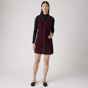 LEVI'S Vianna Vest Dress - Merlot