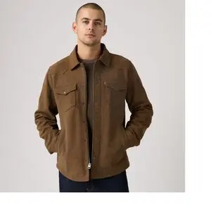 LEVI'S Faux Suede Western Shacket
