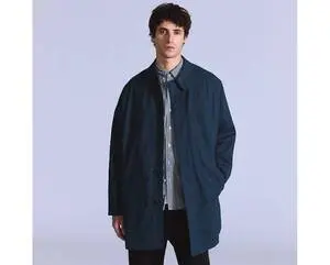LEVI'S Denim Mac Coat - Idea Blue