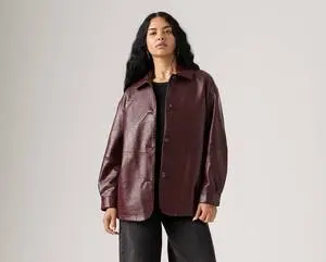 LEVI'S Faux Leather Vintage Blazer