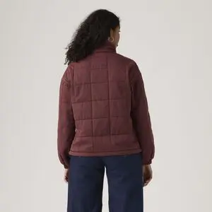 LEVI'S Box Quilted Relaxed Cotton Jacket - Port