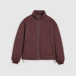 LEVI'S Box Quilted Relaxed Cotton Jacket - Port
