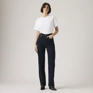 LEVI'S Ribcage Straight Full Length Jeans - Small Course