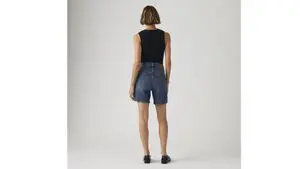 LEVI'S 501 Mid Thigh Denim Shorts - Broken Midnight