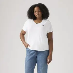 LEVI'S V-neck T-shirt - Bright White