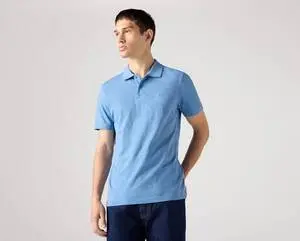 LEVI'S Slim Housemark Polo Shirt - Quiet Harbor