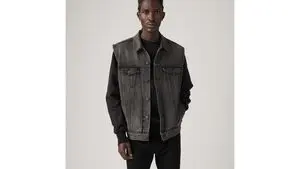 LEVI'S Relaxed Fit Trucker Jacket Vest