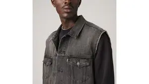 LEVI'S Relaxed Fit Trucker Jacket Vest