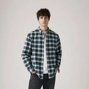 LEVI'S Authentic Button-down Shirt - Raffa Plaid Dark Green