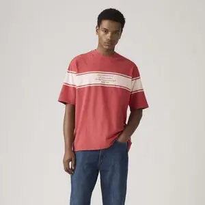 LEVI'S Half-sleeve T-shirt - Archival Script Cardinal