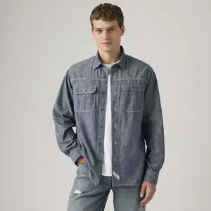 LEVI'S Auburn Long-sleeve Worker Shirt - Milbray Chambray