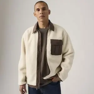 LEVI'S Joonie Sherpa Jacket - Oatmeal