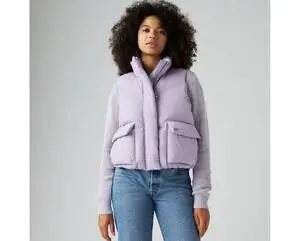 LEVI'S Western Bubble Puffer Vest - Heirloom Lilac