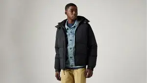 LEVI'S Rockridge Short Puffer Jacket - Jet Black