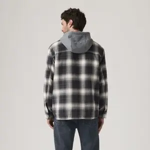 LEVI'S Francisco Sherpa Flannel Jacket - Warwick Plaid Dark Phantom