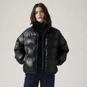 LEVI'S Noe Western Puffer Jacket - Anthracite Night