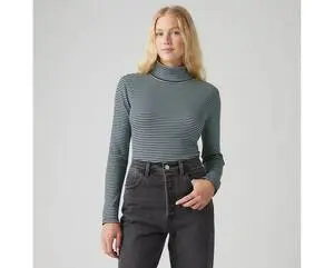 LEVI'S Dreamy Turtleneck Top - Glacier Stripe Spellbound