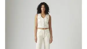 LEVI'S Coated Bella Denim Corset Top