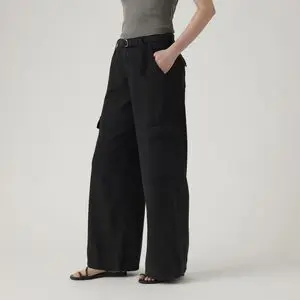 LEVI'S Baggy Dad Cargo Tencel Pants - Caviar