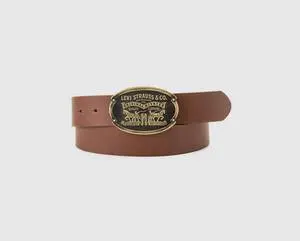 LEVI'S Billy Plaque Belt - Brown