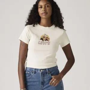 LEVI'S Graphic Essential Sporty Tee T-shirt - Egret