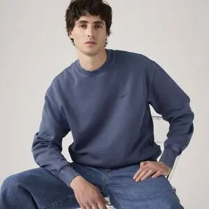 LEVI'S Authentic Crewneck Garment Dye Sweatshirt - Sargasso Sea