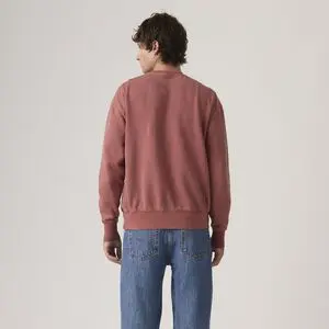 LEVI'S Authentic Crewneck Garment Dye Sweatshirt - Garment Dye Roan Rouge