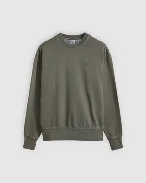 LEVI'S Authentic Crewneck Garment Dye Sweatshirt - Garment Dye Kambaba