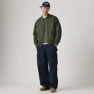 LEVI'S Baggy Field Cargo Lightweight Denim Pants - Ink Smudge