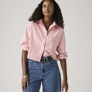 LEVI'S Cropped Harlie Shirt - Peachskin