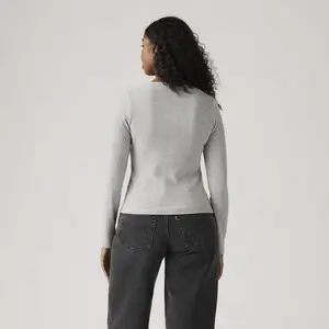 LEVI'S Dry Goods Supersoft Long-sleeve Tee - Medium Heather Gray