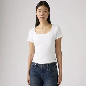 LEVI'S Essential Square Neck Tee T-shirt - Bright White