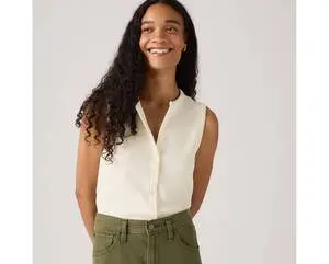 LEVI'S Rory Button-up Top - Egret