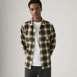LEVI'S Long-sleeve Worker Shirt - Hound Dog Plaid